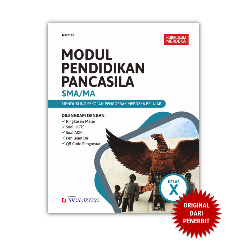 Jual Modul Pendidikan Pancasila Kelas X SMA MA Kurikulum Merdeka Bumi Aksara | Shopee Indonesia