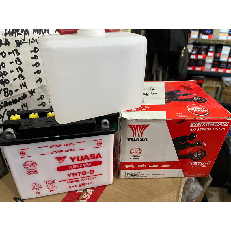 Jual AKI / BATERAI YB7B - B ( SCORPIO / TIGER ) | Shopee Indonesia