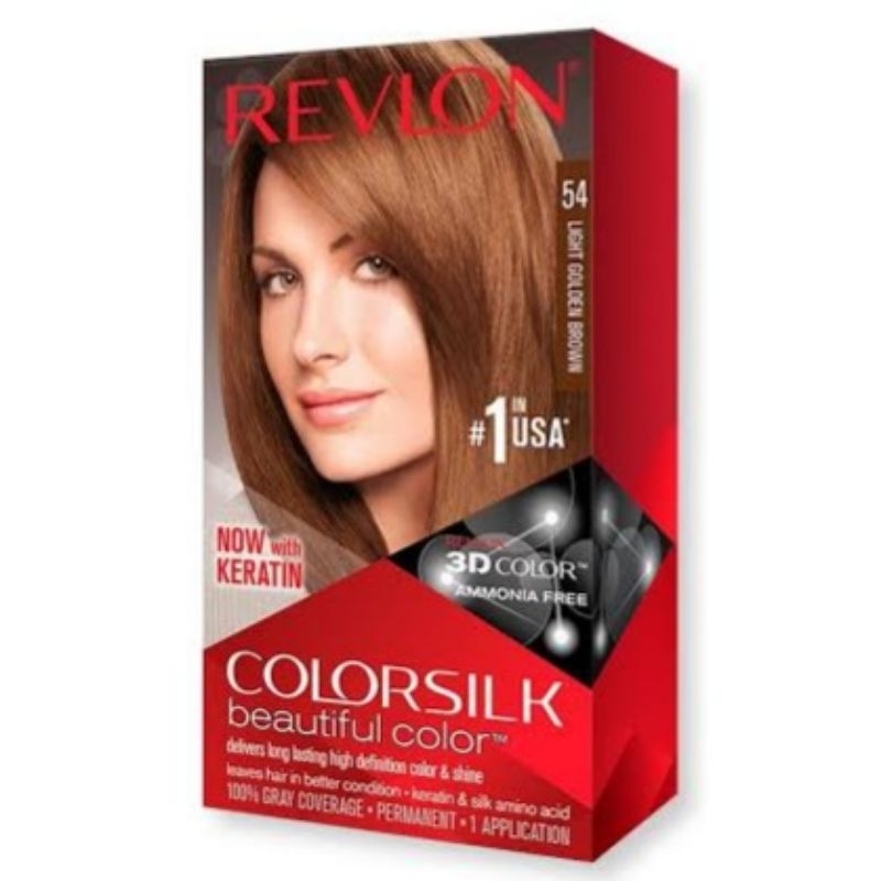 Jual REVLON COLORSILK Beautiful Hair Color - 54 Light Golden Brown ...
