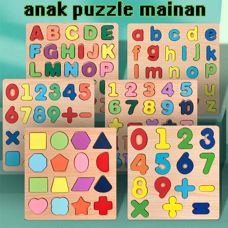 Jual New Puzzle Kayu Pastel Wooden Puzzle Anak Puzzle Kayu Jigsaw ...