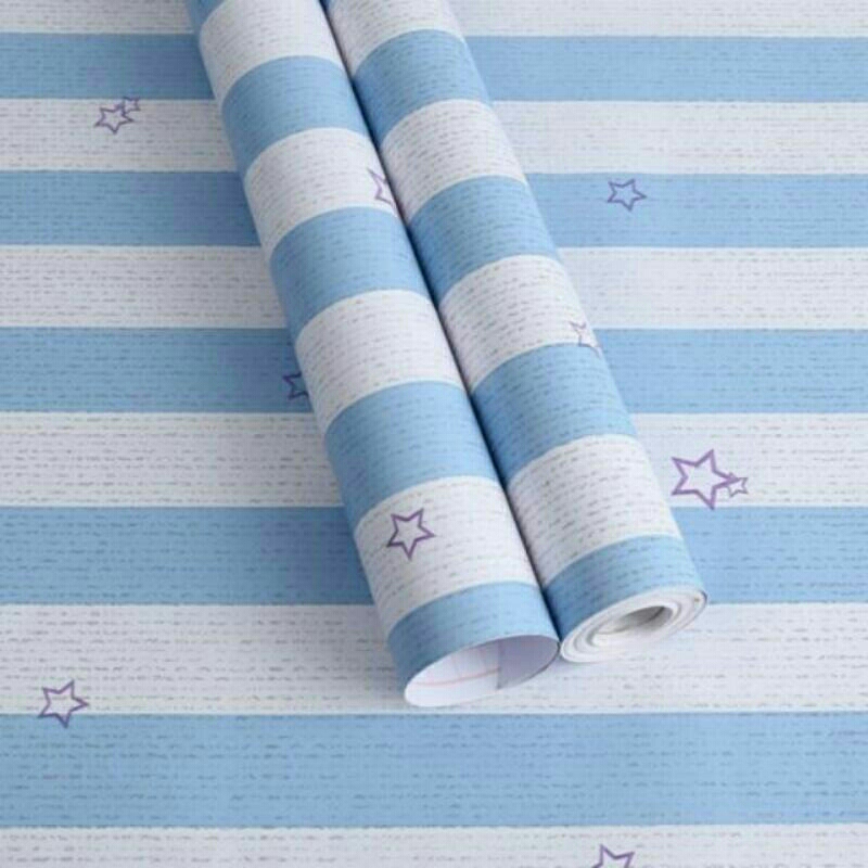 Jual Wallpaper sticker motif salur garis | Shopee Indonesia