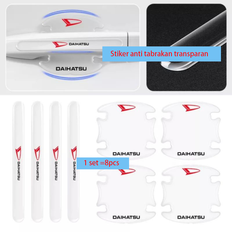 Jual 8pcs stiker handle pintu mobil pelindung handle pintu mobil ...