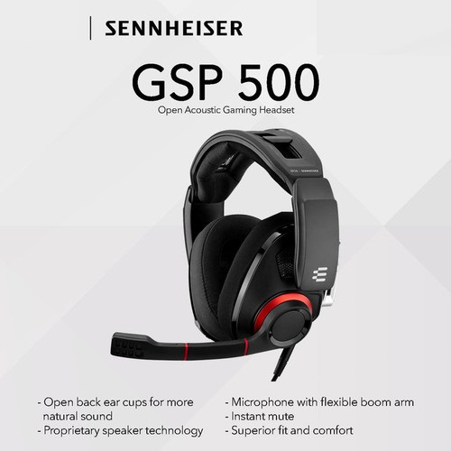 Jual Sennheiser GSP500 / GSP 500 / GSP-500 Open Acoustic Gaming Headset ...