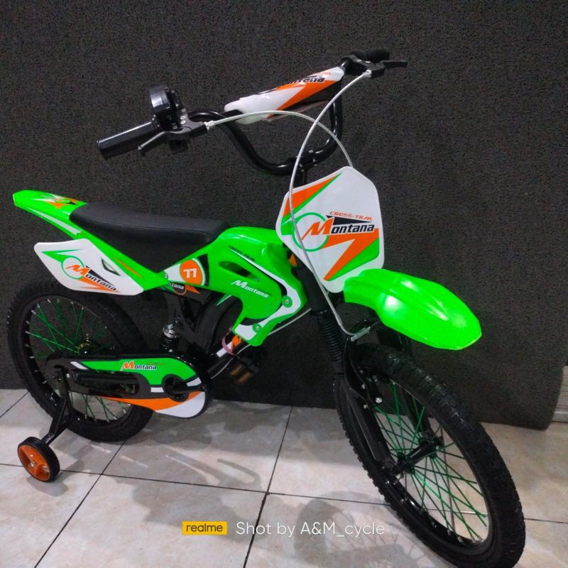 Jual Sepeda Anak 18 inchi BMX Montana Cross trail sepeda BMX model ...