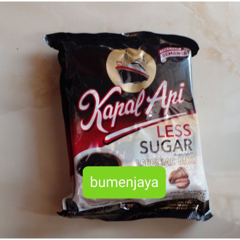 Jual Kopi kapal api mix less sugar isi 20 sachet | Shopee Indonesia
