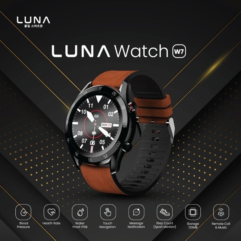 Jual JAM TANGAN LUNA SMARTWATCH W7 BARU GARANSI RESMI | Shopee Indonesia