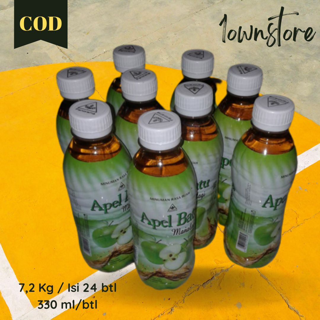 Jual Minuman Sari Apel Batu Manalagi Kemasan Botol Panorama 330ml 24pcs Oleh Oleh Khas Malang