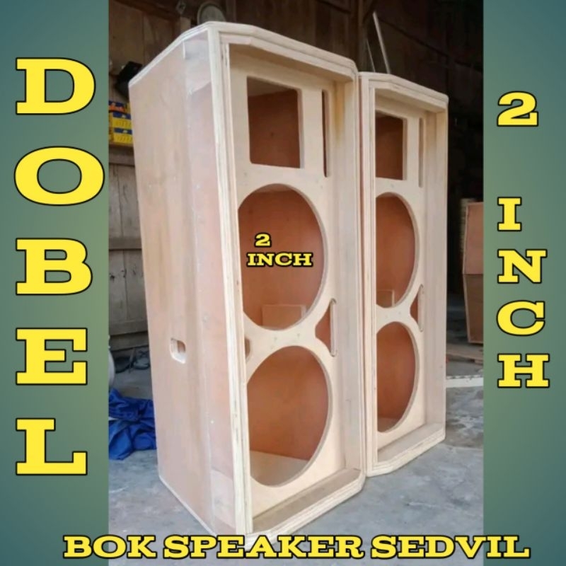 Jual bok speaker SEDVIL 2 INCH DOBEL | Shopee Indonesia