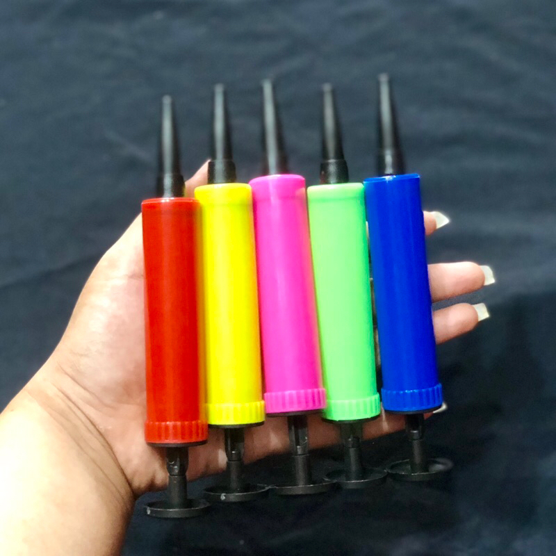 Jual Pompa Balon Mini Manual Hand Pump Mini Banyak warna pompa tangan ...