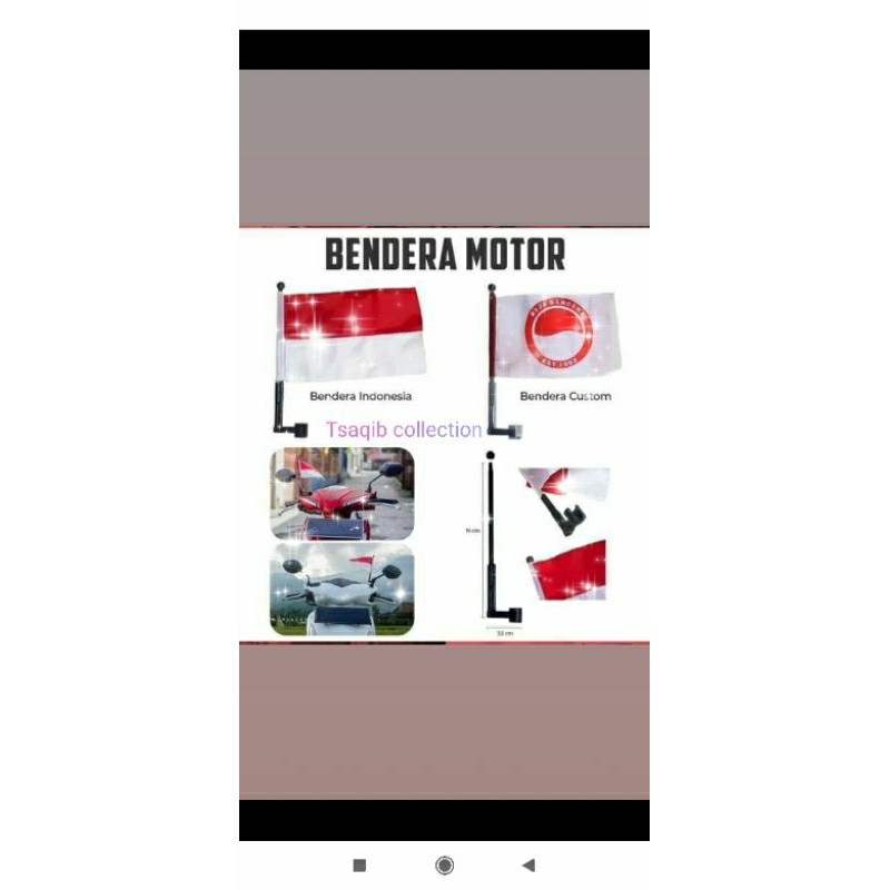 Jual bendera motor | Shopee Indonesia