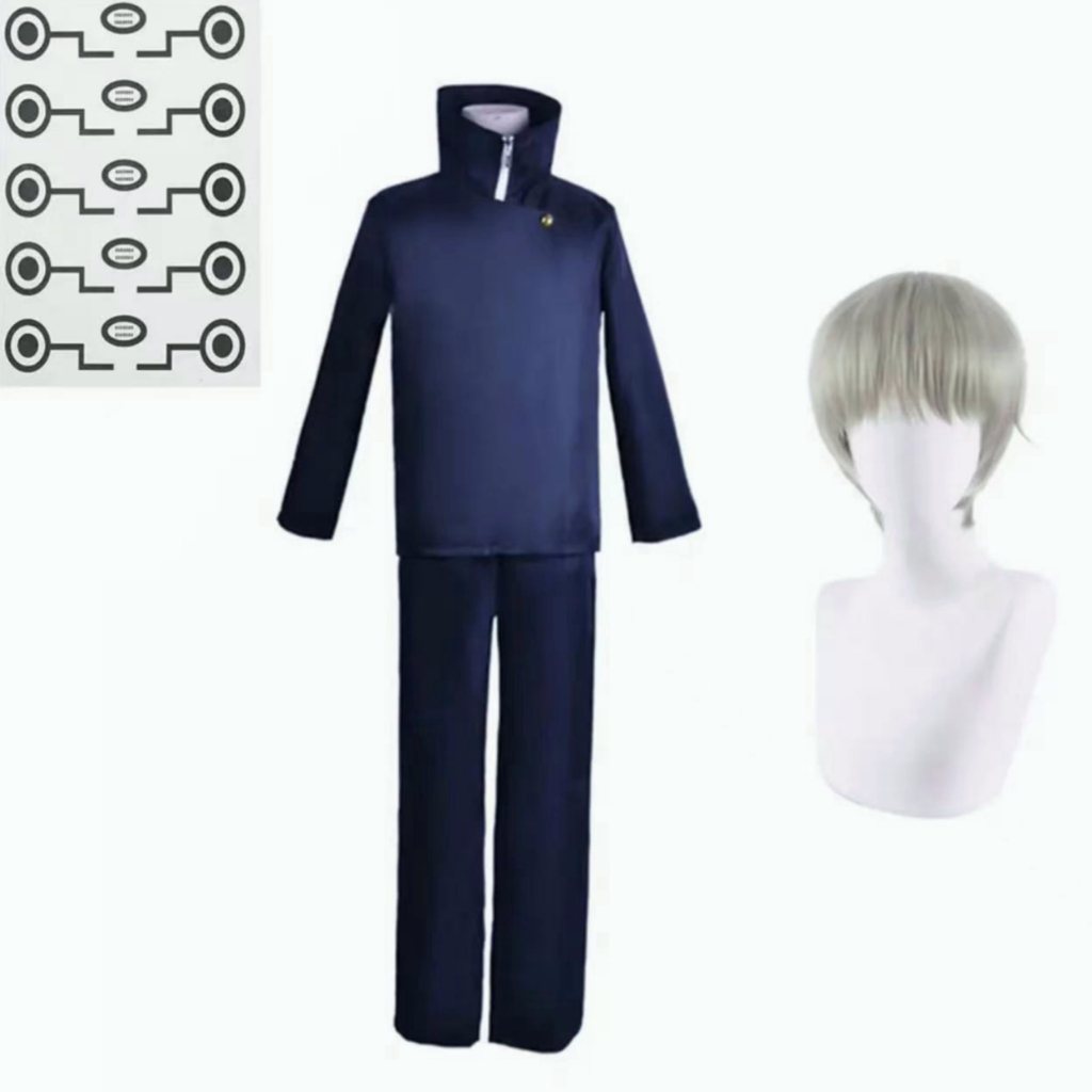 Jual Jujutsu Kaisen Tatoo Toge Inumaki Cosplay Costume Top Pants ...