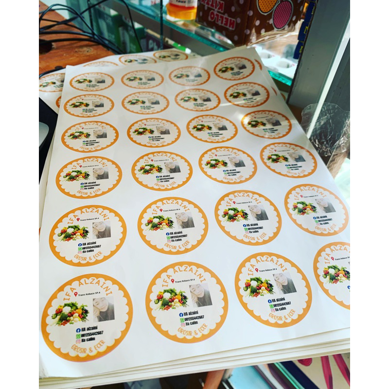 Jual stiker makanan isi 24 stiker | Shopee Indonesia