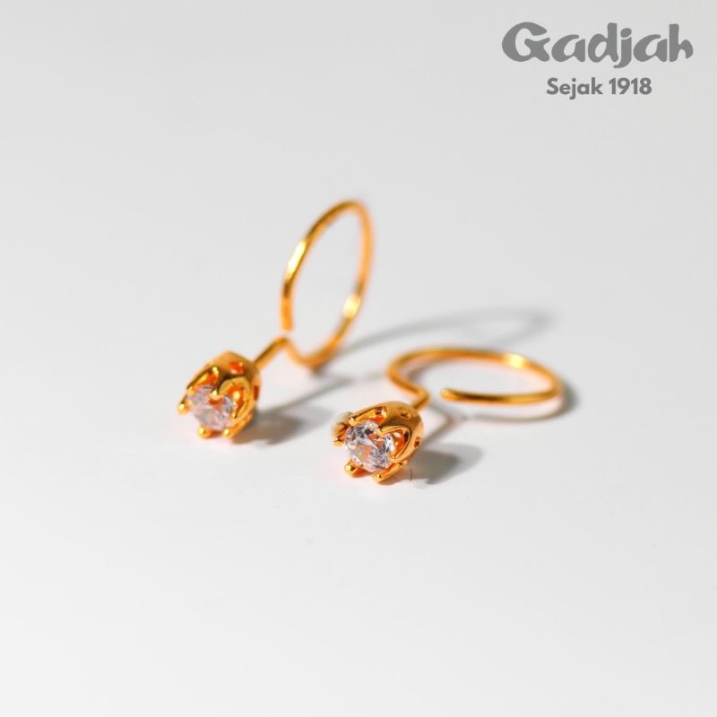 Jual Giwang Emas Newborn Toge Solitaire - Toko Emas Gadjah | Shopee ...