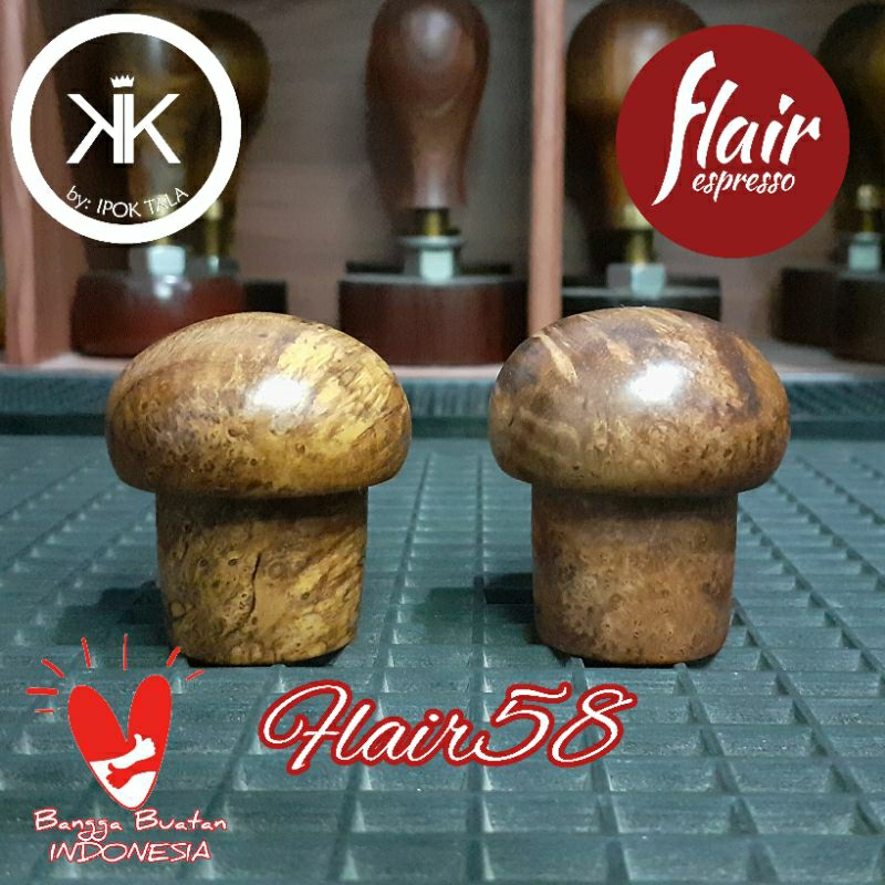 Jual Lever Handel knob Plug for Flair58 Espresso Maker Kayu wooden ...