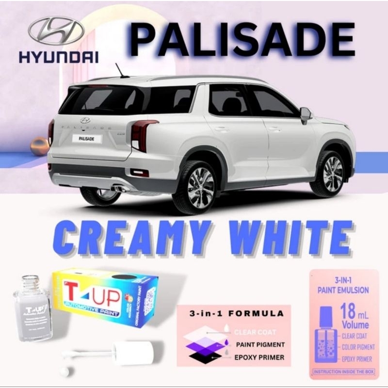 Jual cat oles hyunday creamy white hyundai palisade contoh contoh cat ...