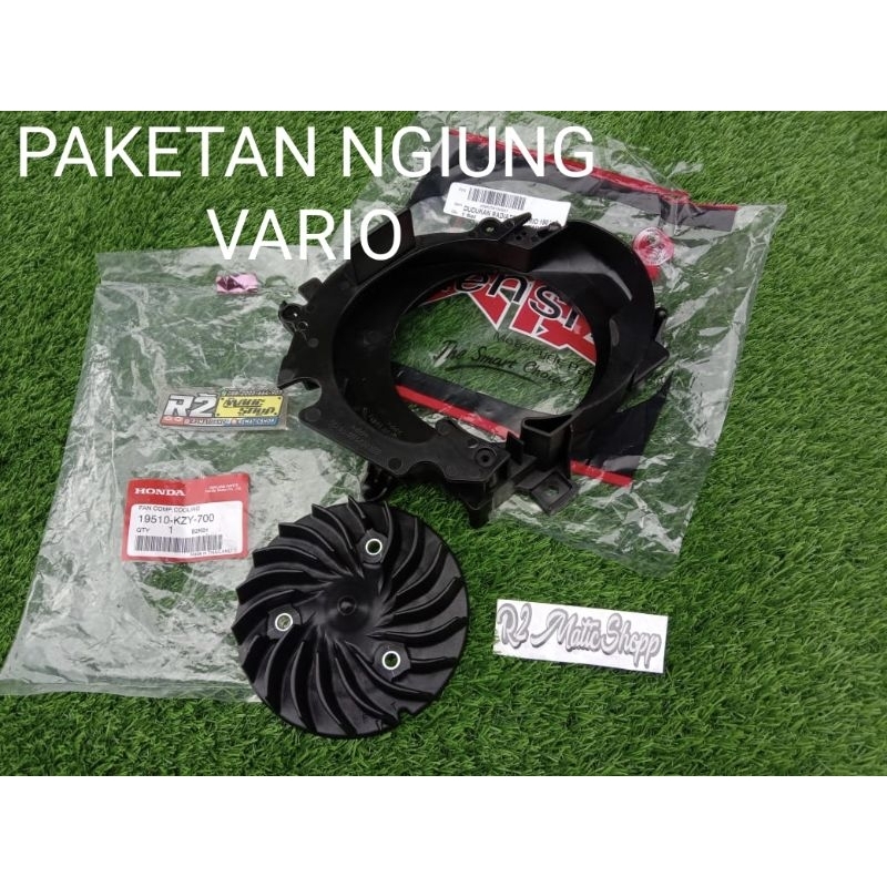 Jual DUDUKAN RADIATOR + KIPAS PCX ORIGINAL PCX VARIO 125/150 old new ...