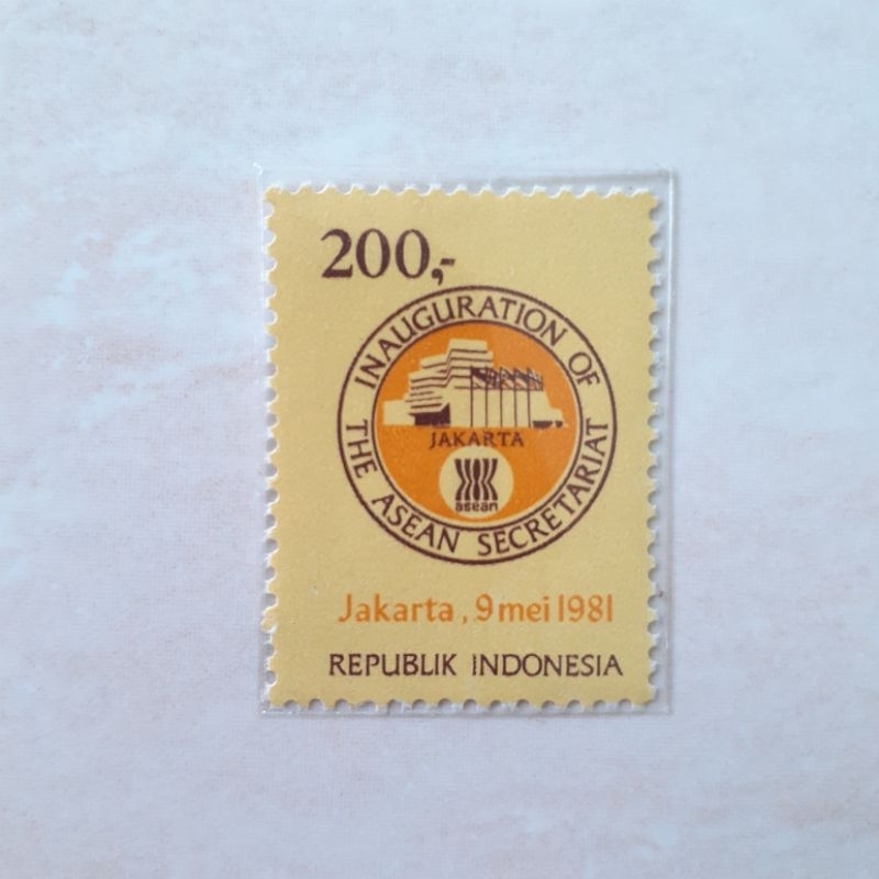 Jual Perangko Indonesia Gedung Sekretariat ASEAN Tahun 1981 | Shopee ...