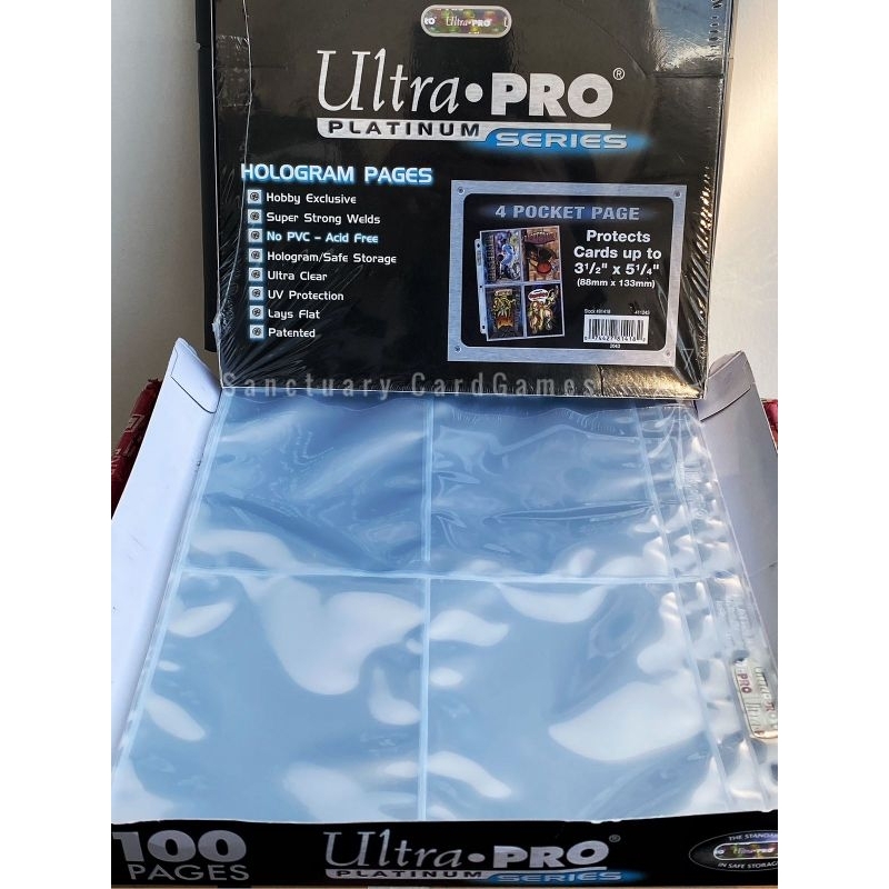 Jual UltraPRO Platinum Hologram Pocket Pages | Shopee Indonesia