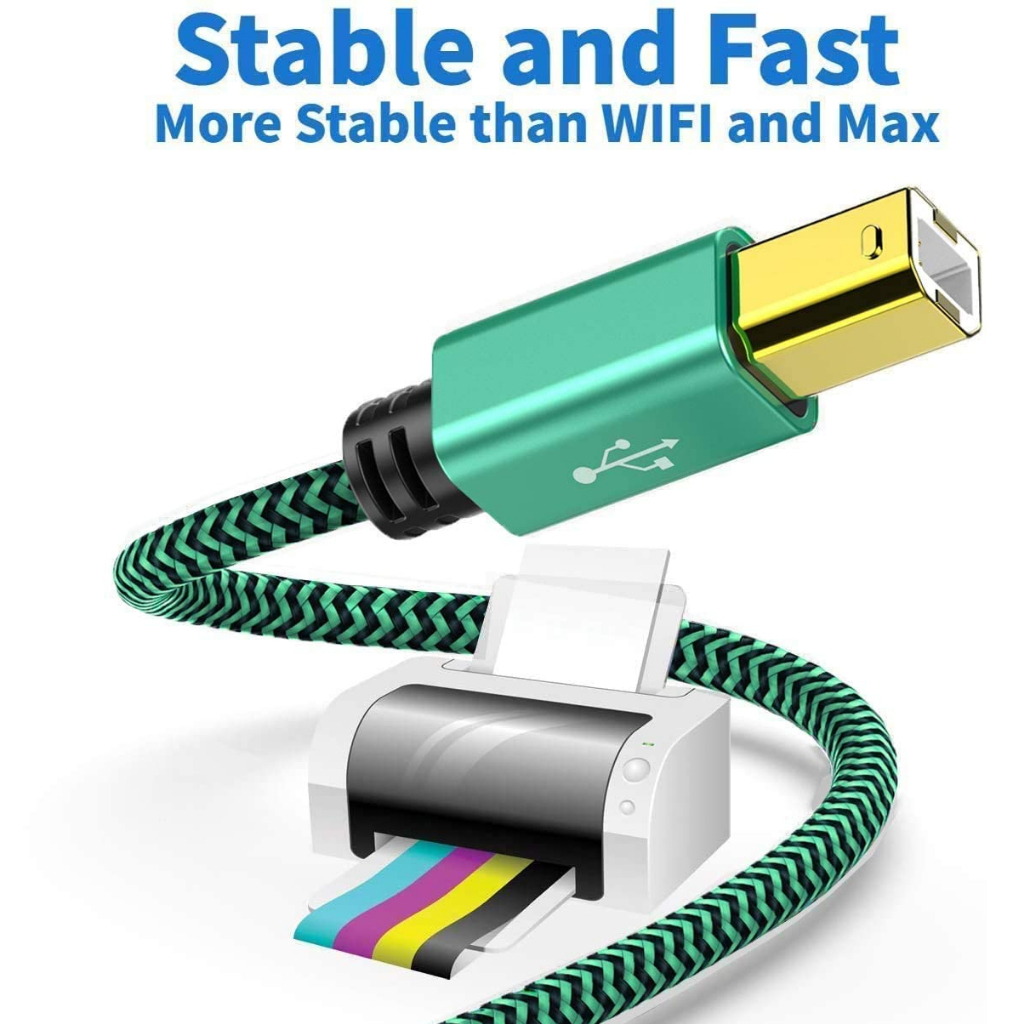 Jual Aioneus Kabel Printer Usb Tipe B Male Ke A Male Usb 2.0 Transmisi ...