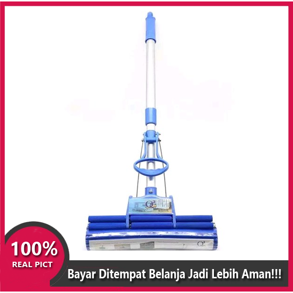 Jual Alat Pel Lantai Pel Sodok Busa Q2 Pembersih Lantai - Biru | Shopee ...