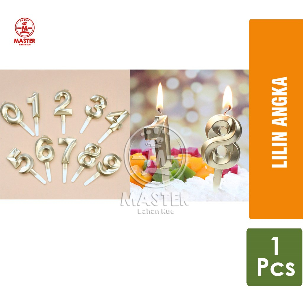 Jual Lilin Angka Diamond Gold / Lilin Ulang Tahun [1 Pcs] | Shopee ...