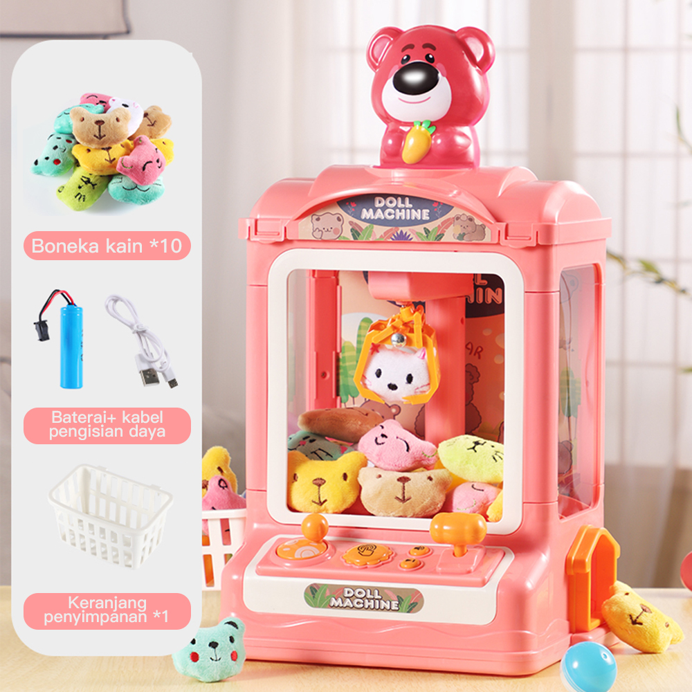 Jual STOK TERBARU!. TATAjoy Mainan Claw Game Joy Claw Doll Machine ...