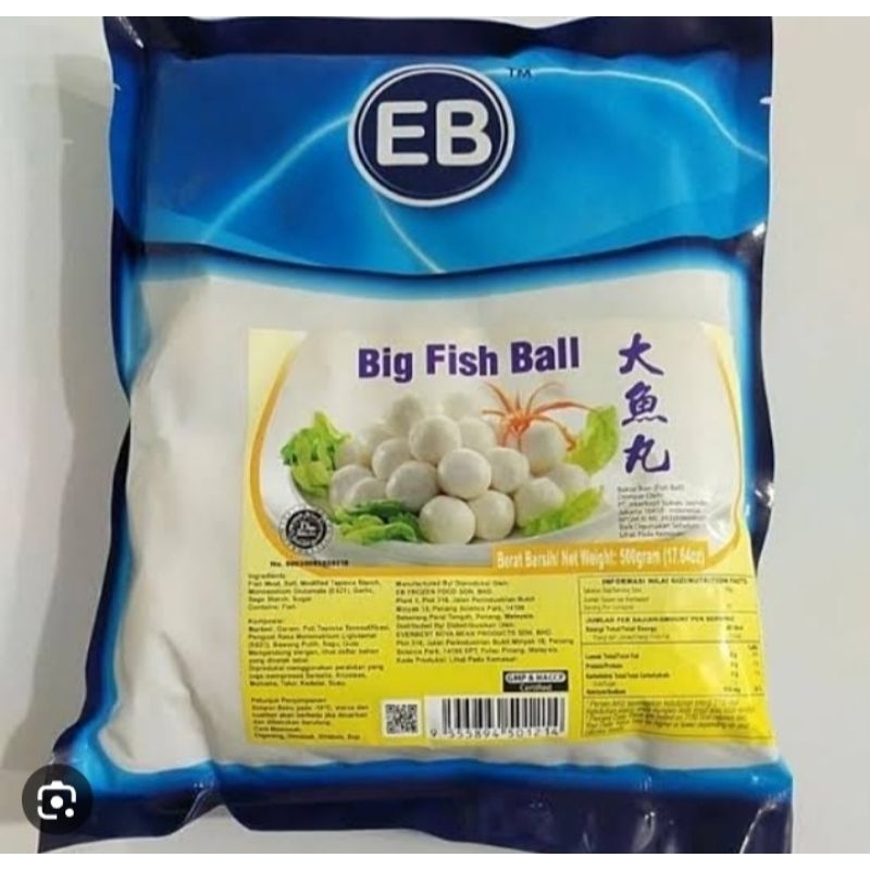 Jual EB Big Fish Ball | Berat Bersih 500gr | Shopee Indonesia