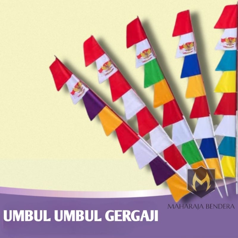 Jual Bendera Umbul Umbul Gergaji umbul-umbul warna warni Dirgahayu Hut Kemerdekaan RI | Shopee ...
