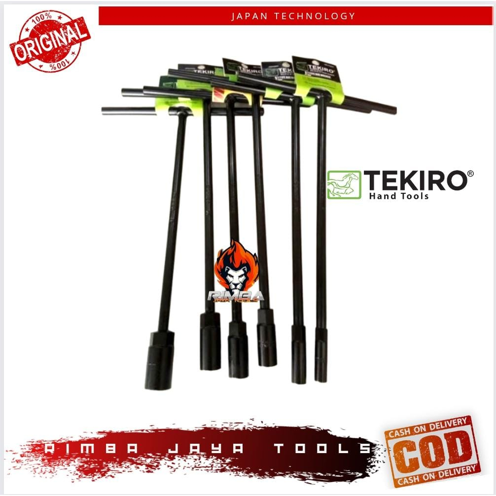Jual KUNCI SOK T HITAM TEKIRO UKURAN 8, 10, 12 ,13, 14 MM BERKUALITAS | Shopee Indonesia