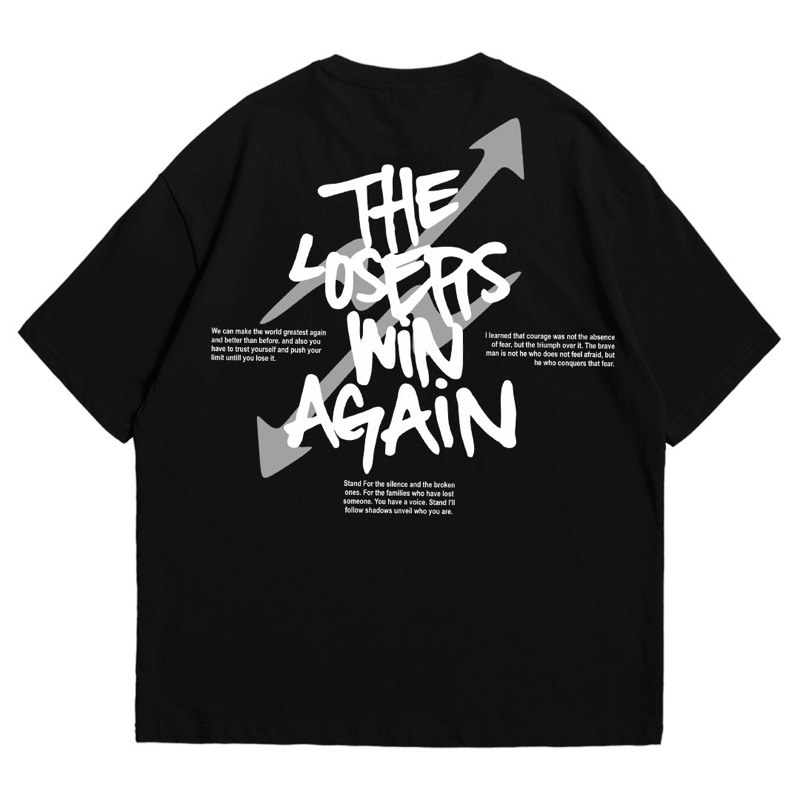 Jual Hemdev Tshirt Oversize Again Black Tees Katun | Shopee Indonesia