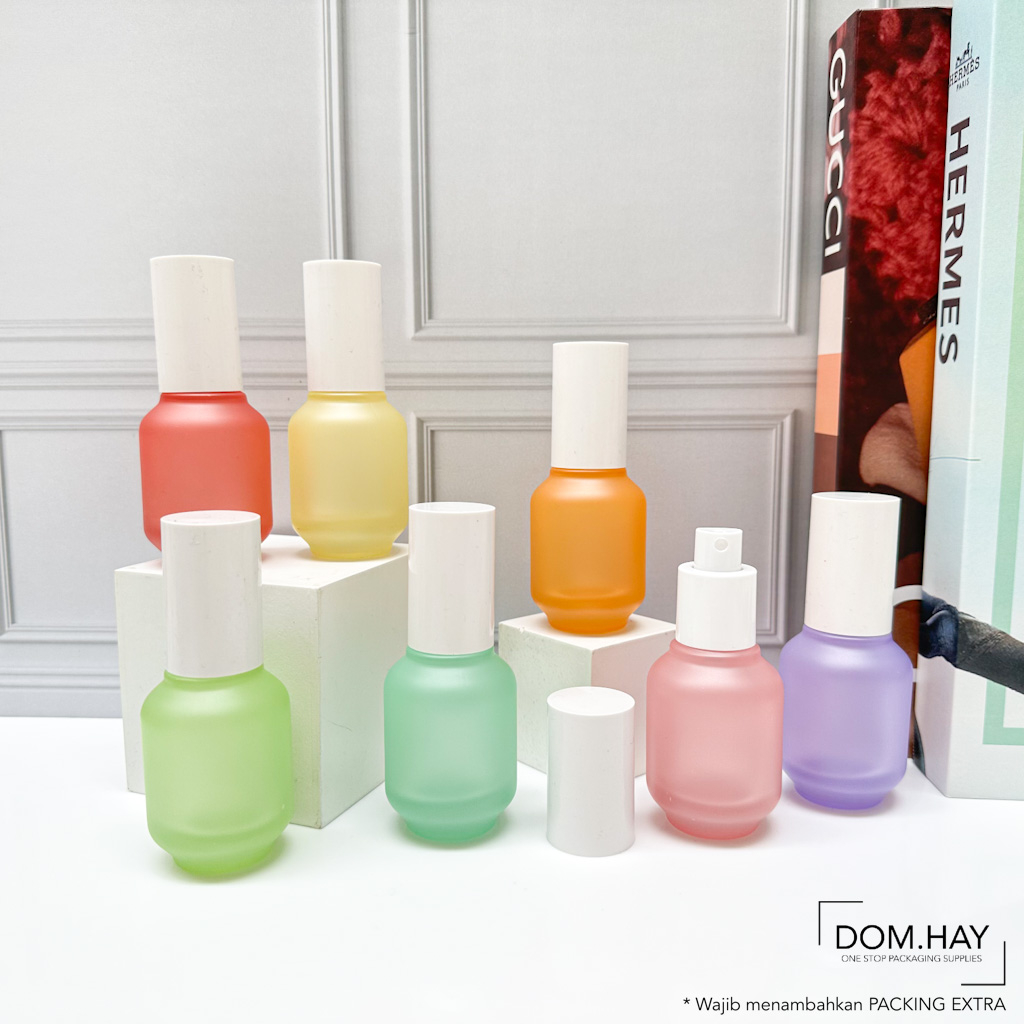 Jual 30ml Botol Spray LUX Kaca Frosted Doff Warna 7UK Face Mist Hair ...