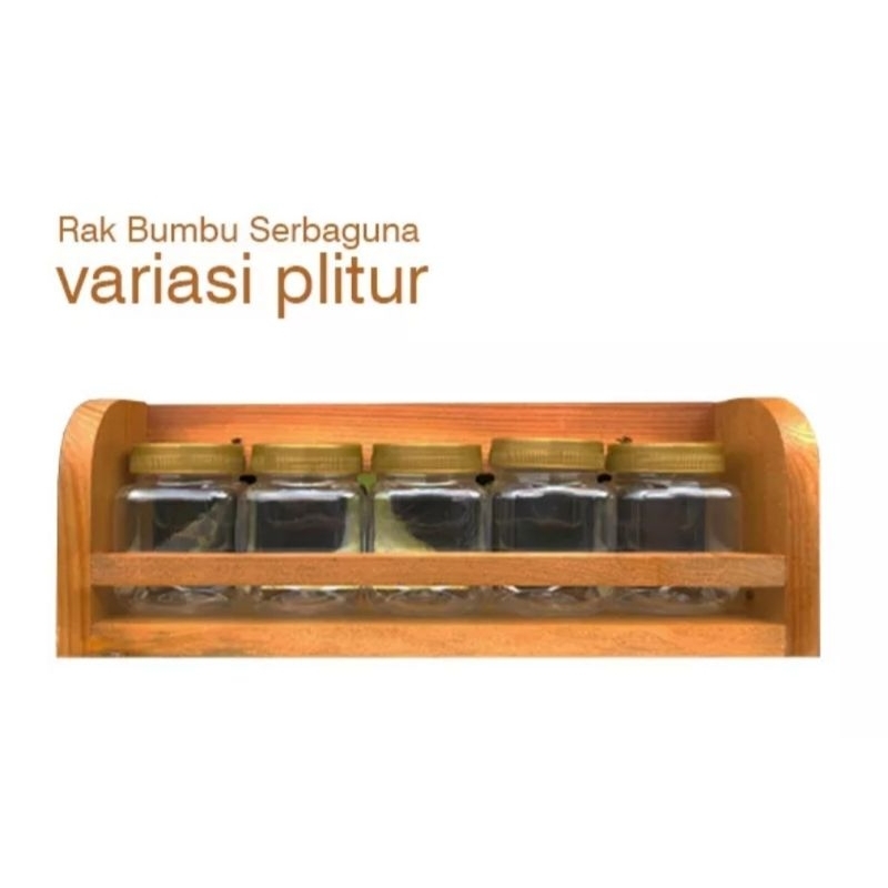 Jual RAK BUMBU DAPUR/RAK SERBAGUNA MINIMALIS KAYU/RAK DINDING | Shopee ...