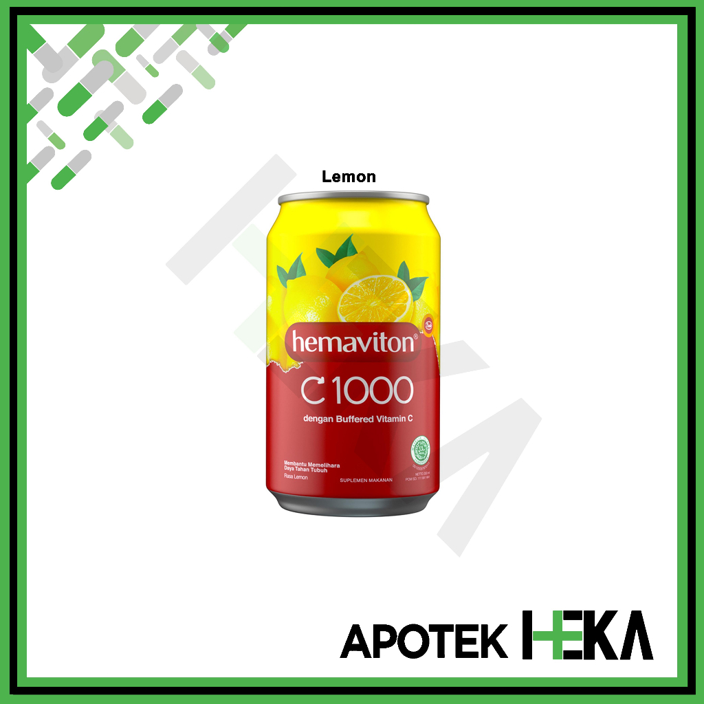 Jual Hemaviton C1000 Kaleng 330 ml Vitamin C Orange Less Sugar Lemon ...