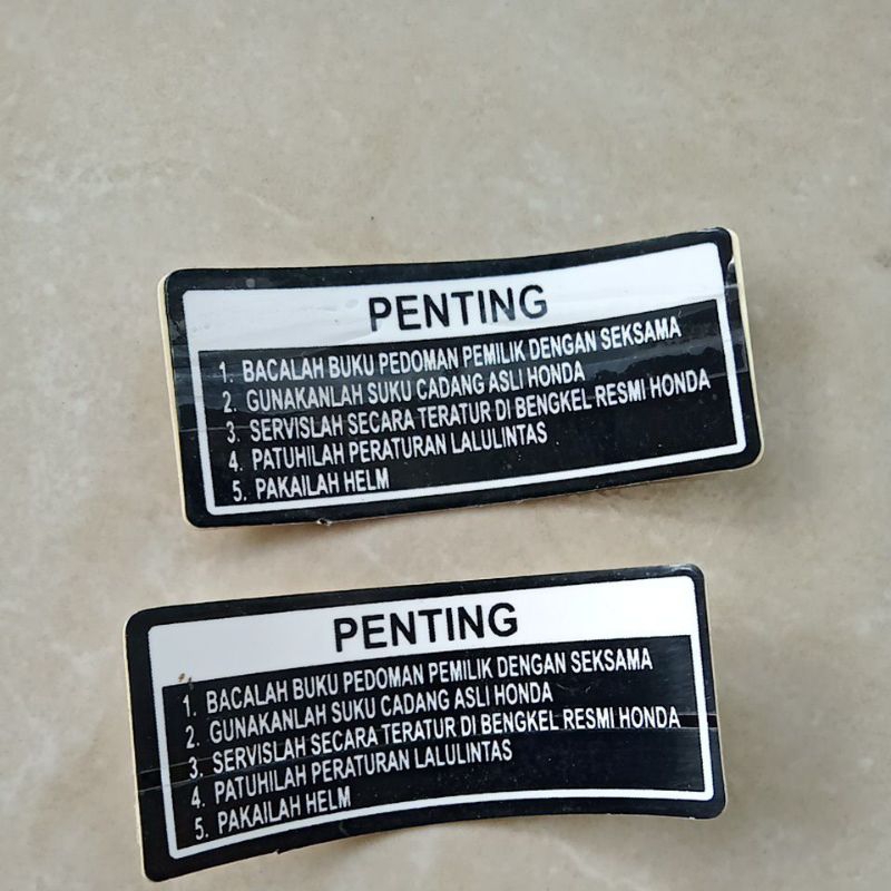 Jual Stiker logo emblem penting | Shopee Indonesia