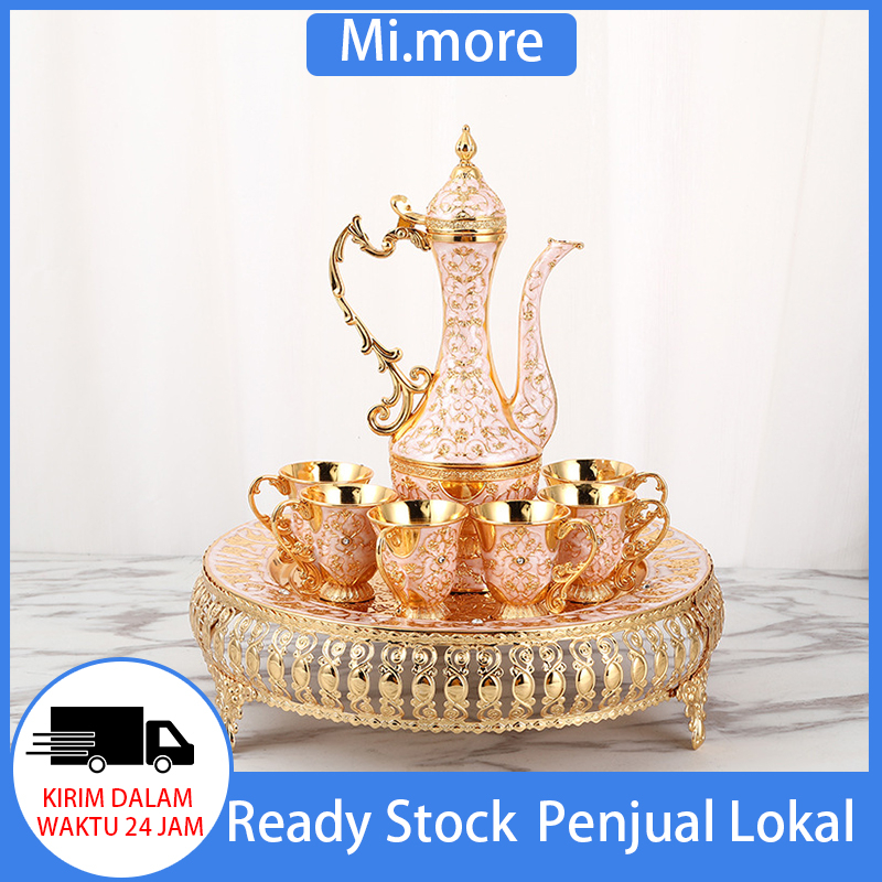 Jual Mi.more New Teko Arab Aladin Set 7 Gold Warna Emas Ornament/Set ...