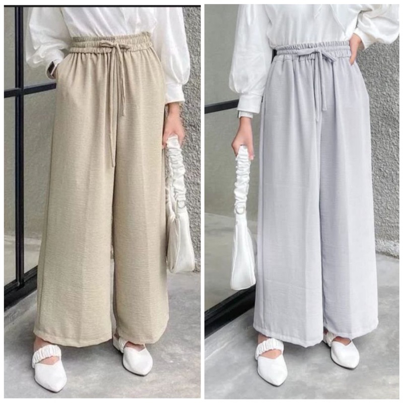 Jual KULOT CRINKLE AIRFLOW PREMIUM HIGHWAIST | Shopee Indonesia