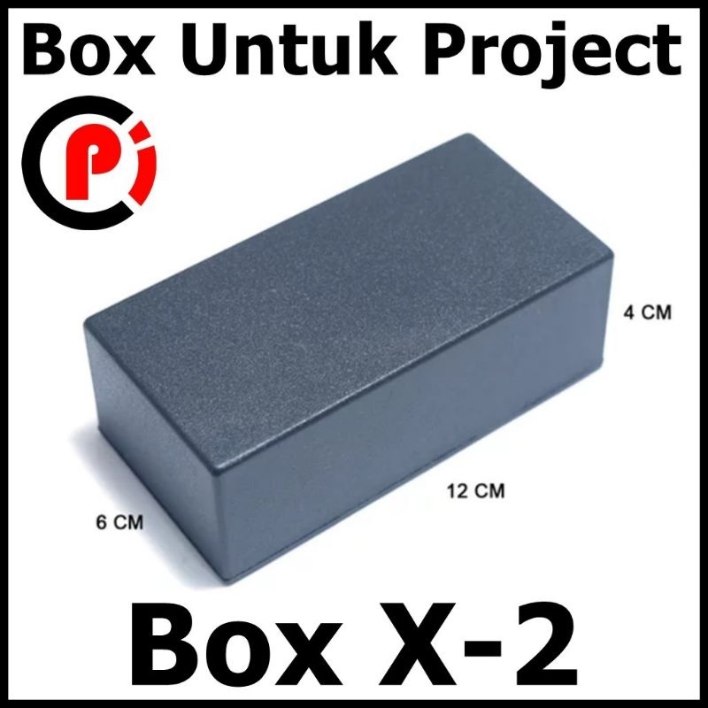 Jual Box Hitam X2 Kotak Komponen Alat Listrik Tebal 3mm Project Box ...