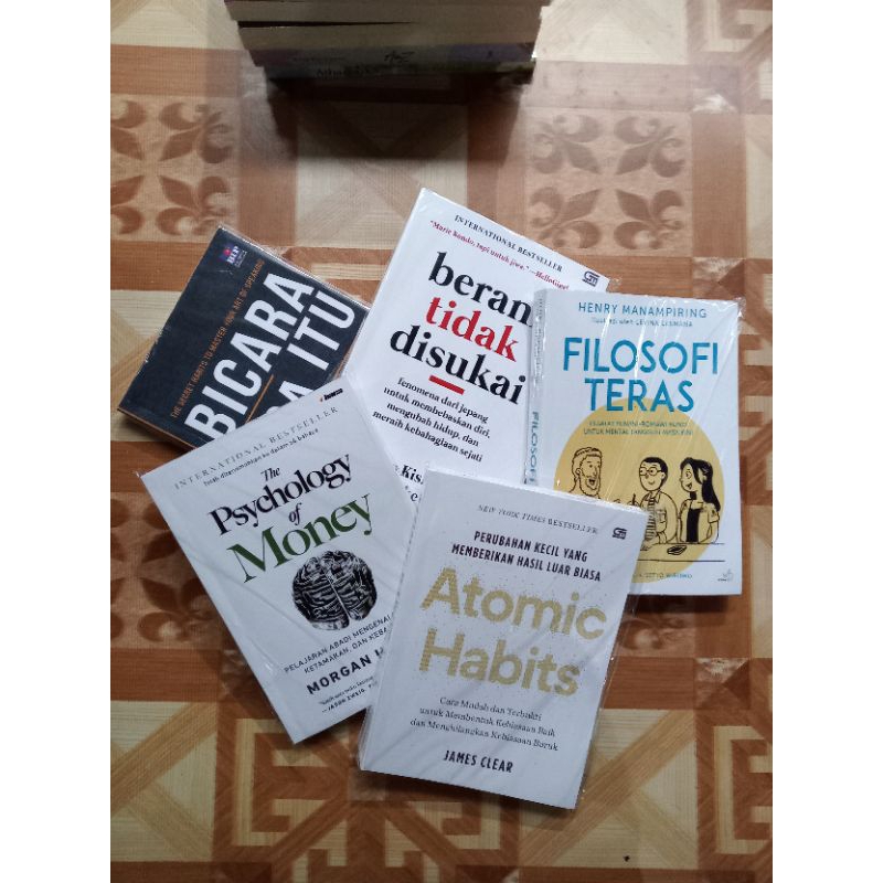 Jual Paket 5 Buku Motivasi Bicara Ada Seninya Berani Tidak Disukai