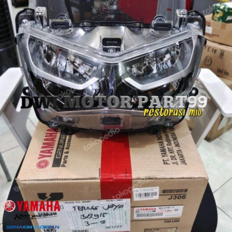 Jual REFLEKTOR HEADLAMP LAMPU DEPAN LED ALL NEW NMAX N-MAX N MAX B6H ...
