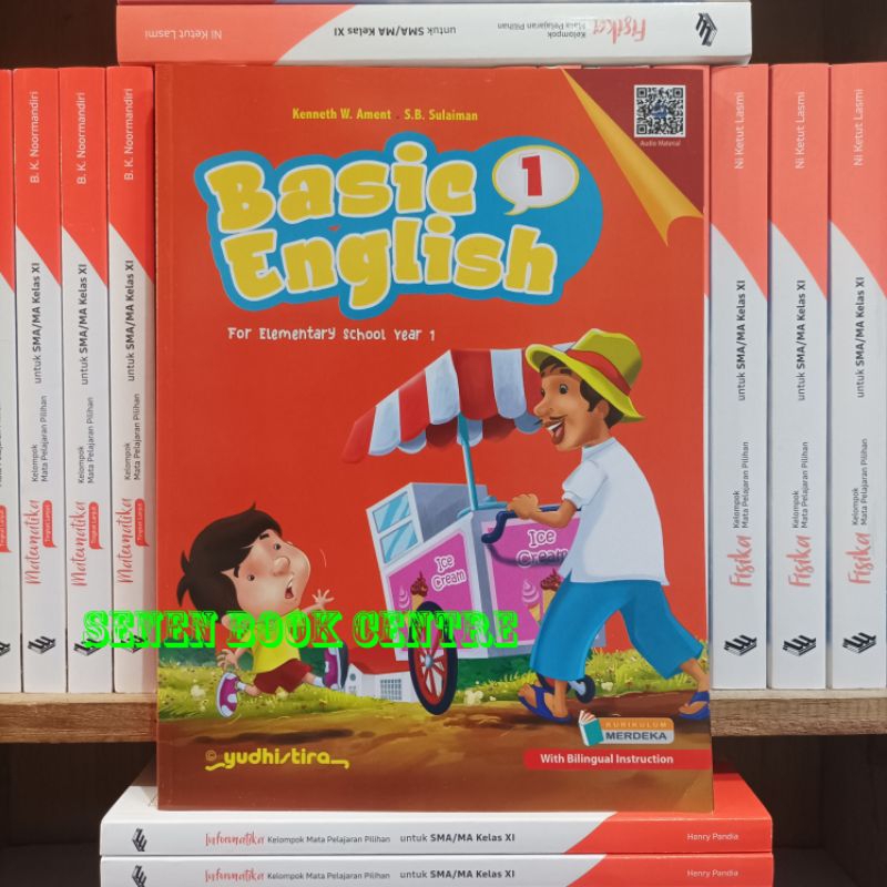 Jual Buku Basic English Kelas 1 SD Kurikulum Merdeka Yudhistira ...