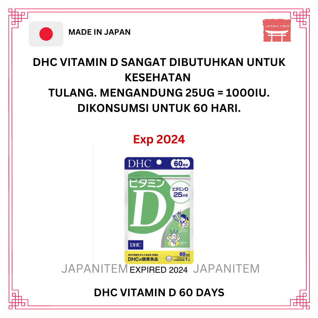 Jual DHC Vitamin D 60 days original Japan | Shopee Indonesia