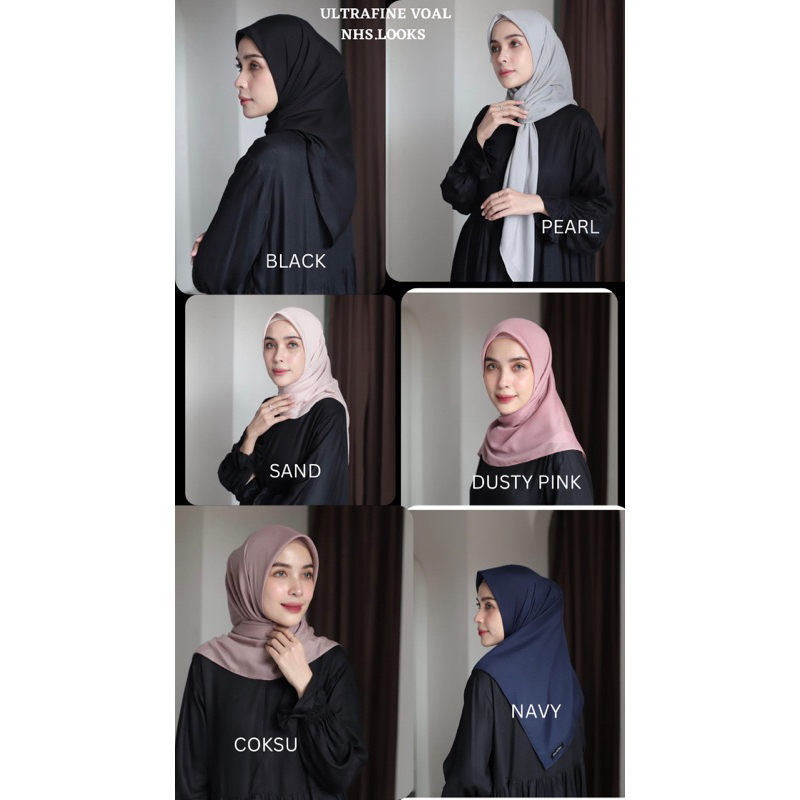 Jual NHS.LOOKS Ultrafine Voal Hijab | Shopee Indonesia