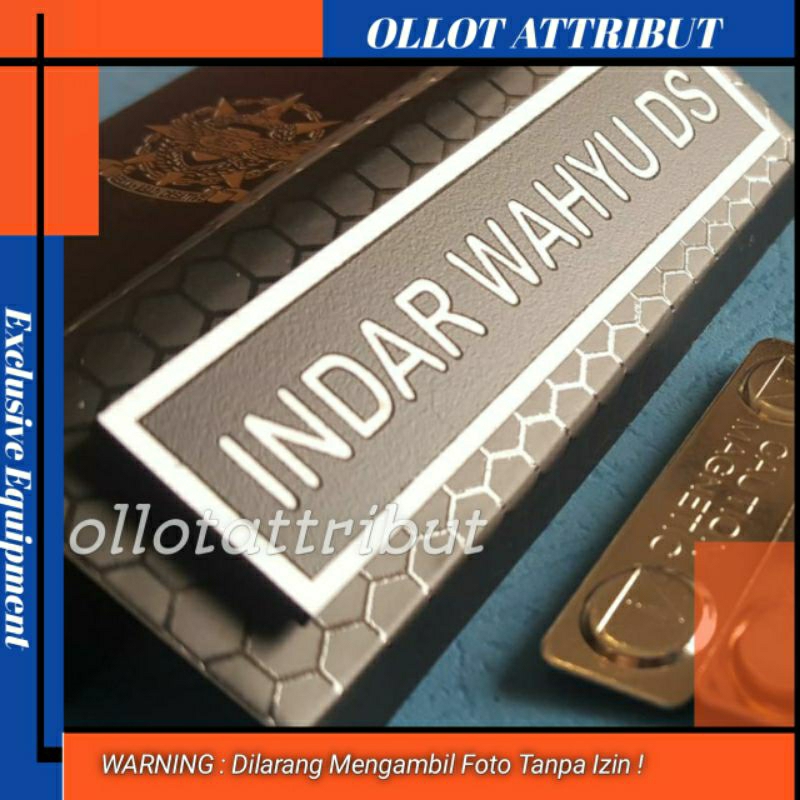 Jual PAPAN NAMA GRAFIR | NAME TEG GRAFIR | NAMA ID CARD | Shopee Indonesia