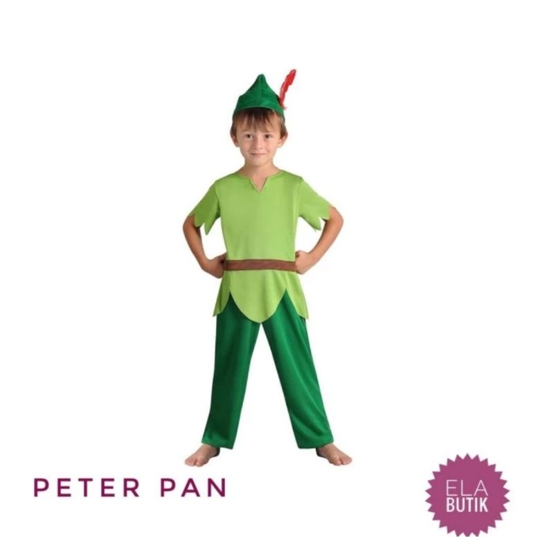 Jual kostum peterpan-anak-peter pan-book day-kostum halloween-kostum ...