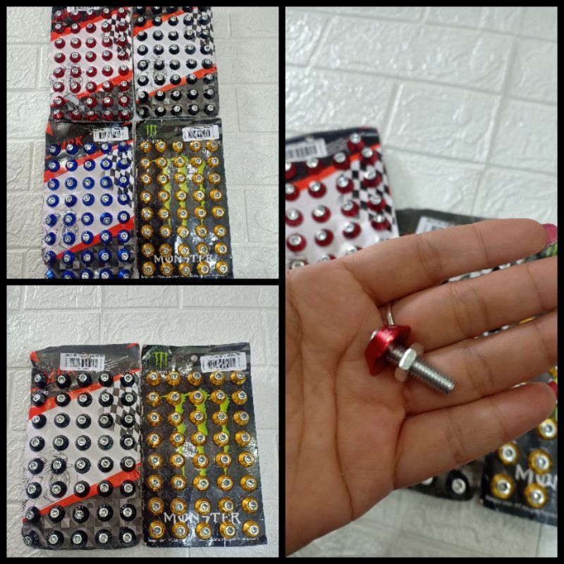 Jual baut bg motor baut motor isi 40 pcs baut murah | Shopee Indonesia