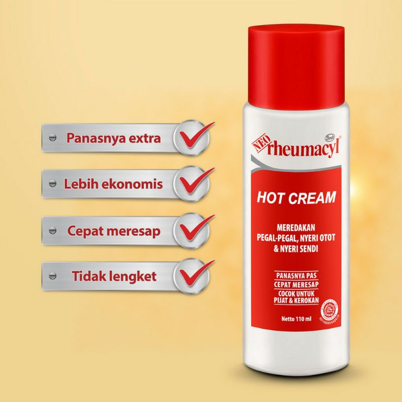 Jual Neo Rheumacyl Extra Hot Cream Botol 108ml | Shopee Indonesia