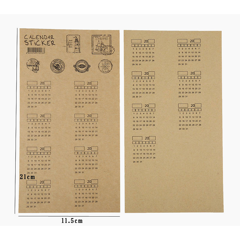 Jual Sticker note kalender | Shopee Indonesia