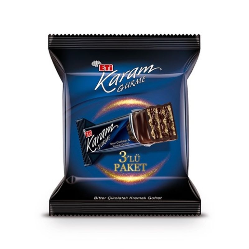 Jual Eti Karam Gurme Turki Bitter Chocolate Wafer Turkey | Shopee Indonesia