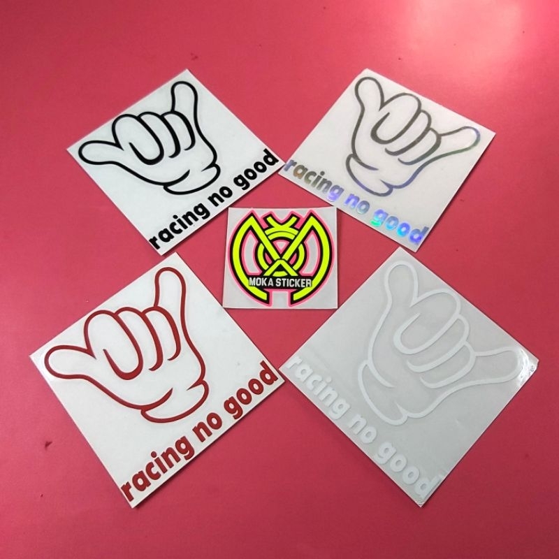 Jual STICKER SIMBOL TANGAN RACING NO GOOD | Shopee Indonesia