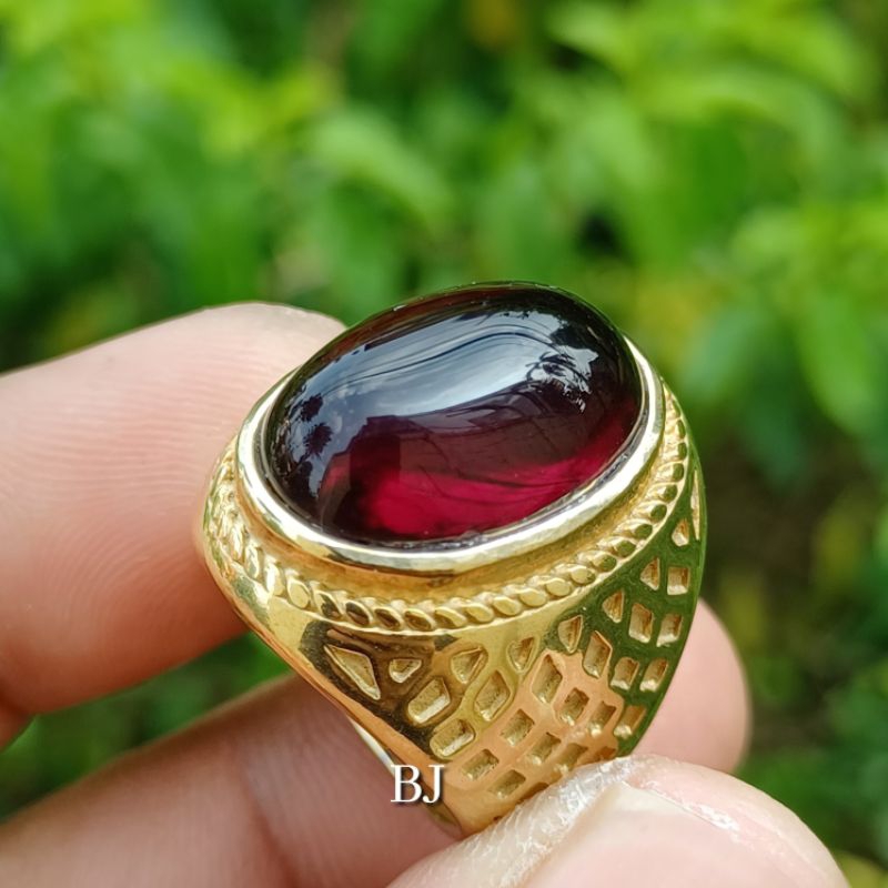 Jual CINCIN BATU KECUBUNG API YAMAN WULUNG RING TITANIUM TOP QUALITY ...